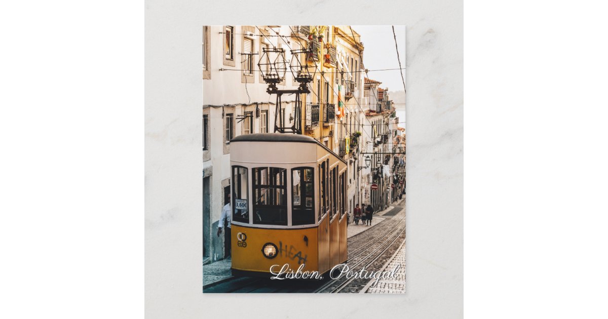 Lisbon Portugal travel postcard | Zazzle