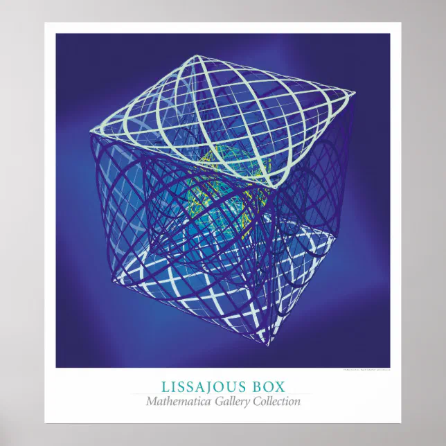 Lissajous Box Poster | Zazzle