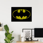 Lite-Brite Bat Emblem Poster | Zazzle
