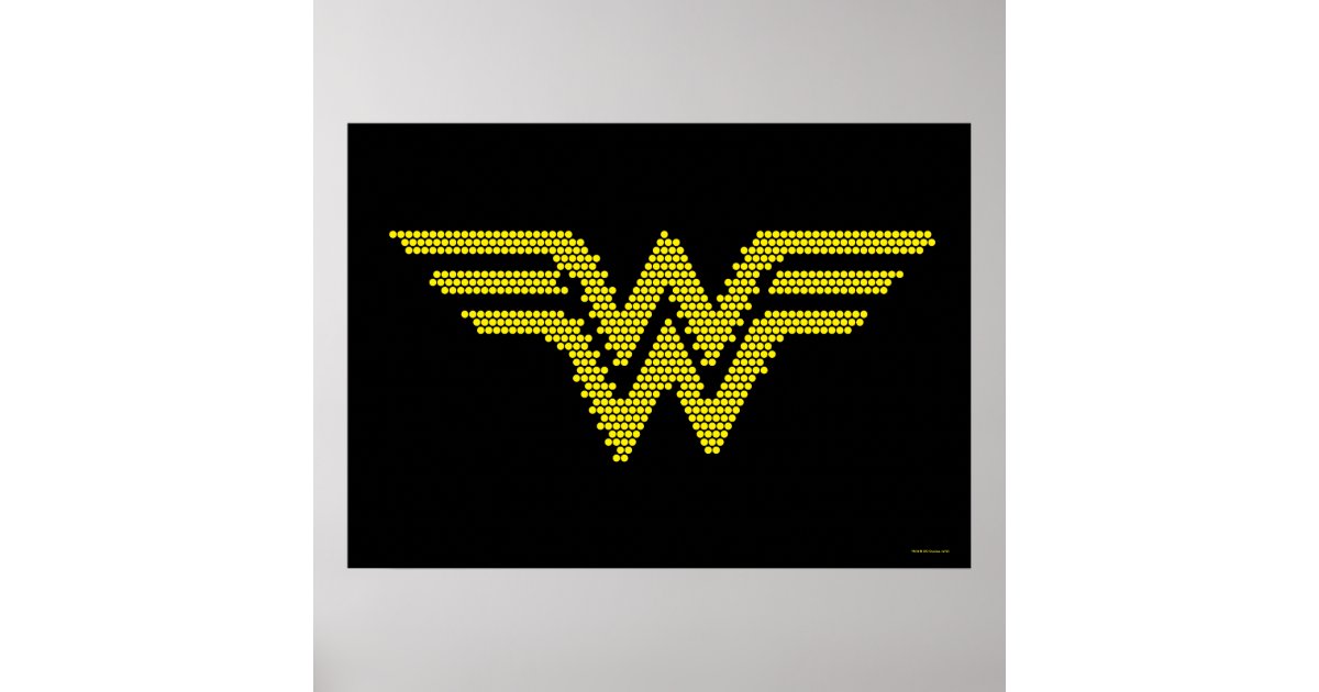 Lite-Brite WW Symbol Poster | Zazzle