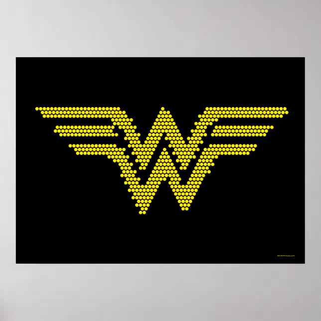 Lite-Brite WW Symbol Poster | Zazzle
