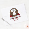 Literacy Awareness: Reading is a Hoot Classic Round Sticker | Zazzle