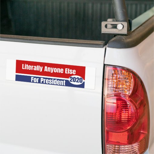 Literally Anyone Else 2020 Bumper Sticker | Zazzle