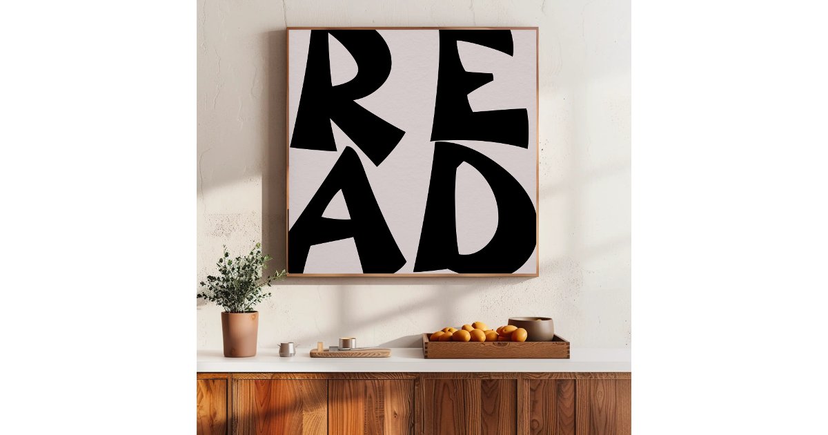 Literary Inspiration: The READ Poster | Zazzle