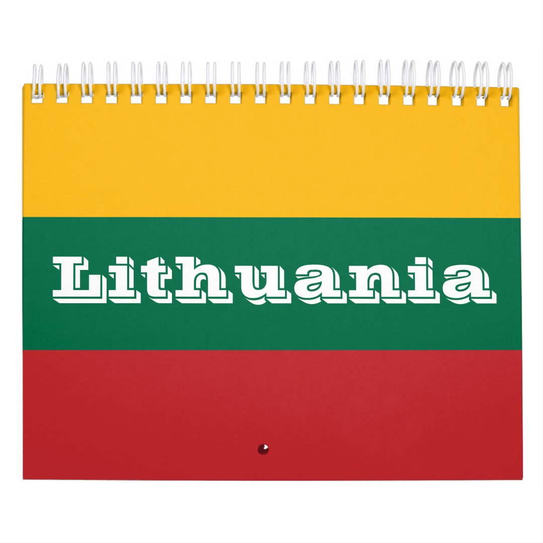Lithuania Calendar | Zazzle
