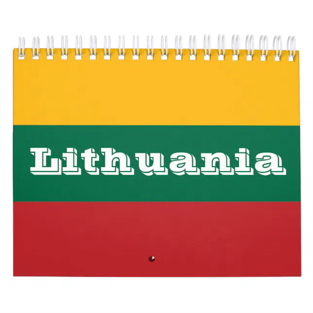 Lithuania Calendar | Zazzle