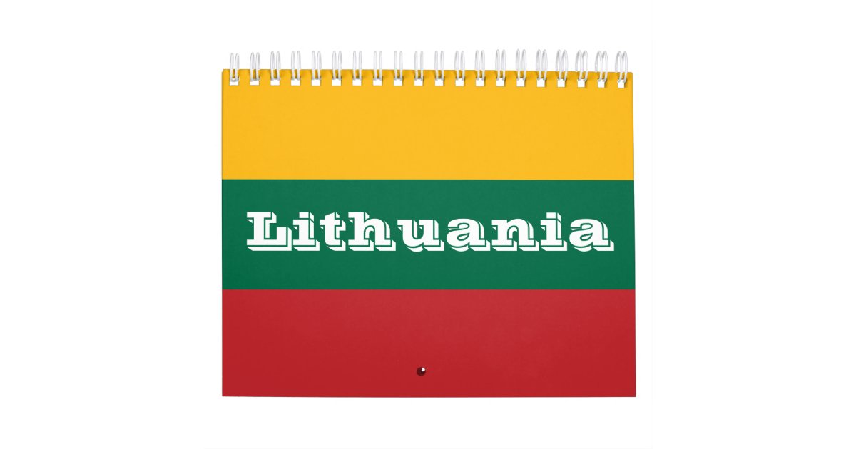 Lithuania Calendar | Zazzle