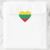 Lithuania Flag Heart Sticker | Zazzle