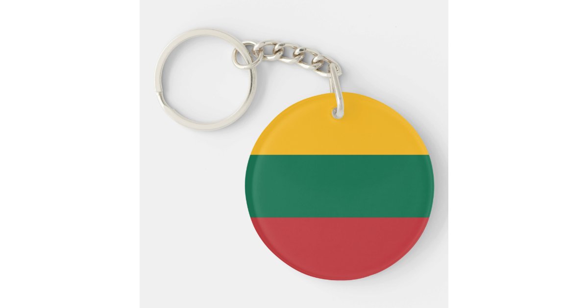 Lithuania Flag Keychain | Zazzle