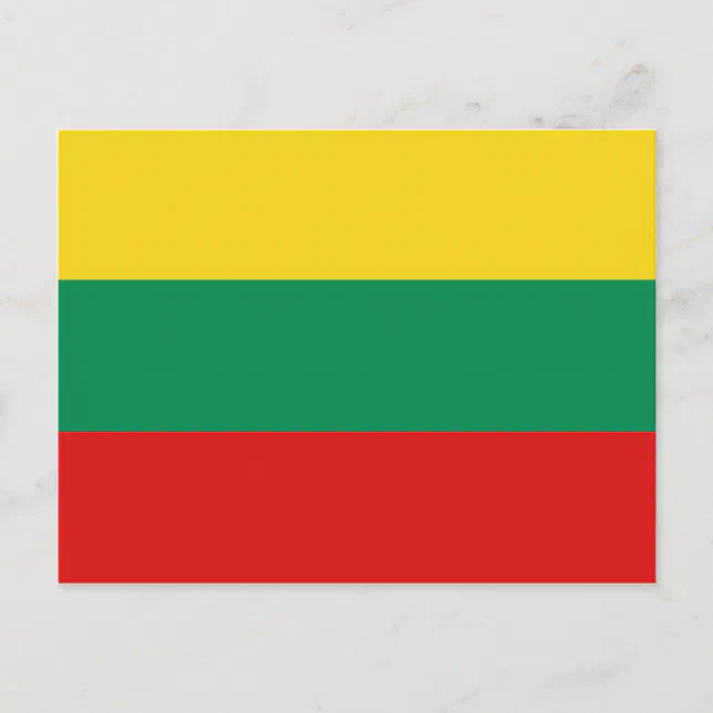 Lithuania Flag Postcard | Zazzle