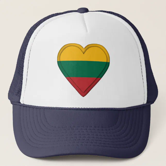 Lithuania Lithuanian flag Trucker Hat | Zazzle
