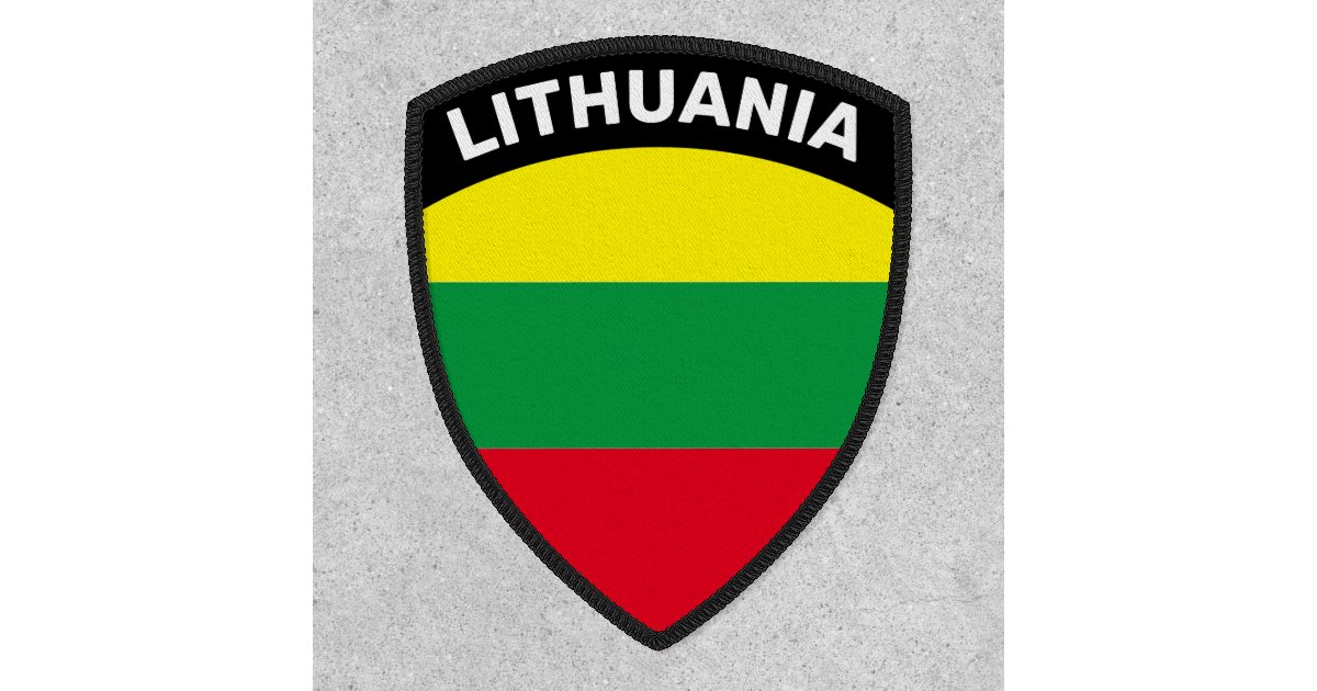 Lithuanian Flag [Edit] Patch | Zazzle