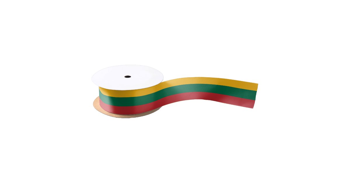 Lithuanian flag ribbon | Zazzle