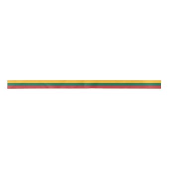 Lithuanian flag ribbon | Zazzle