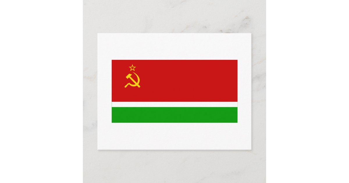 Lithuanian SSR Flag Postcard | Zazzle