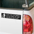 Littering Bumper Sticker Black | Zazzle