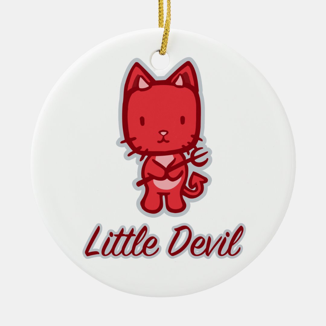 Little Angel...Little Devil Ornaments | Zazzle