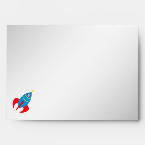 Little Astronaut in Outer Space Birthday Envelope | Zazzle