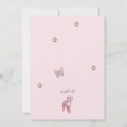 Little Ballerina Invitation | Zazzle