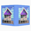 Little Beach Shack on the Sand 3 Ring Binder | Zazzle