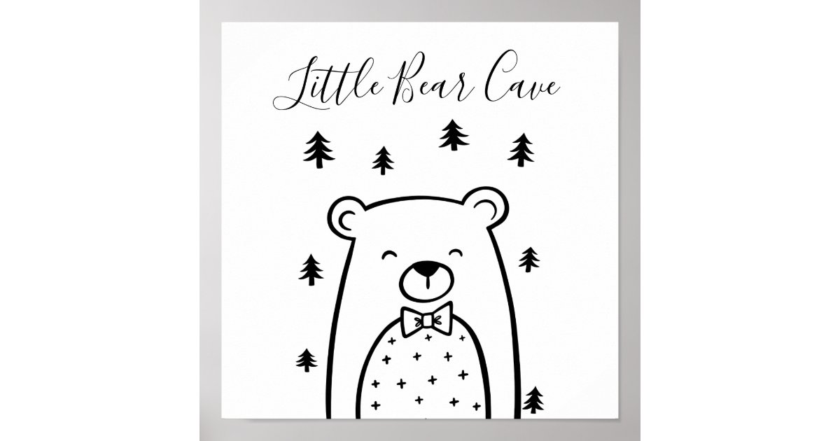 Little Bear Cave Poster | Zazzle