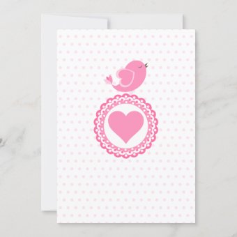 Little Bird Hearts Baby Photo Birth Announcement | Zazzle