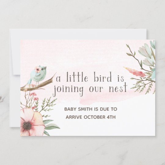 Little Bird Pregnancy Announcement | Zazzle.com