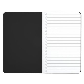 Little Black To-Do List Book - Pocket Journal | Zazzle
