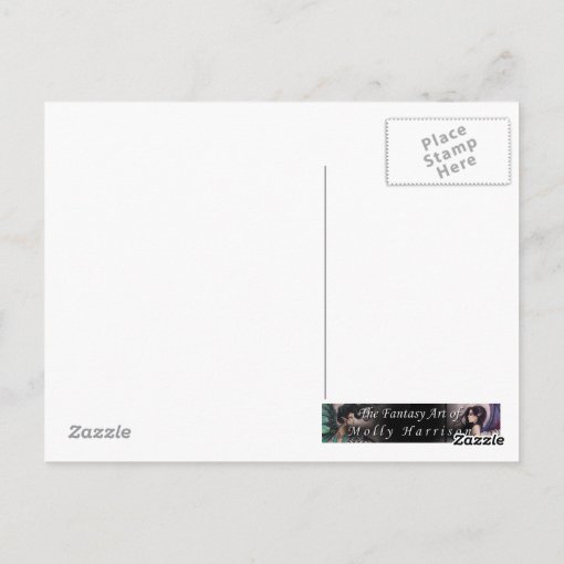 Little Blue Moon Fairy Fantasy Postcard | Zazzle