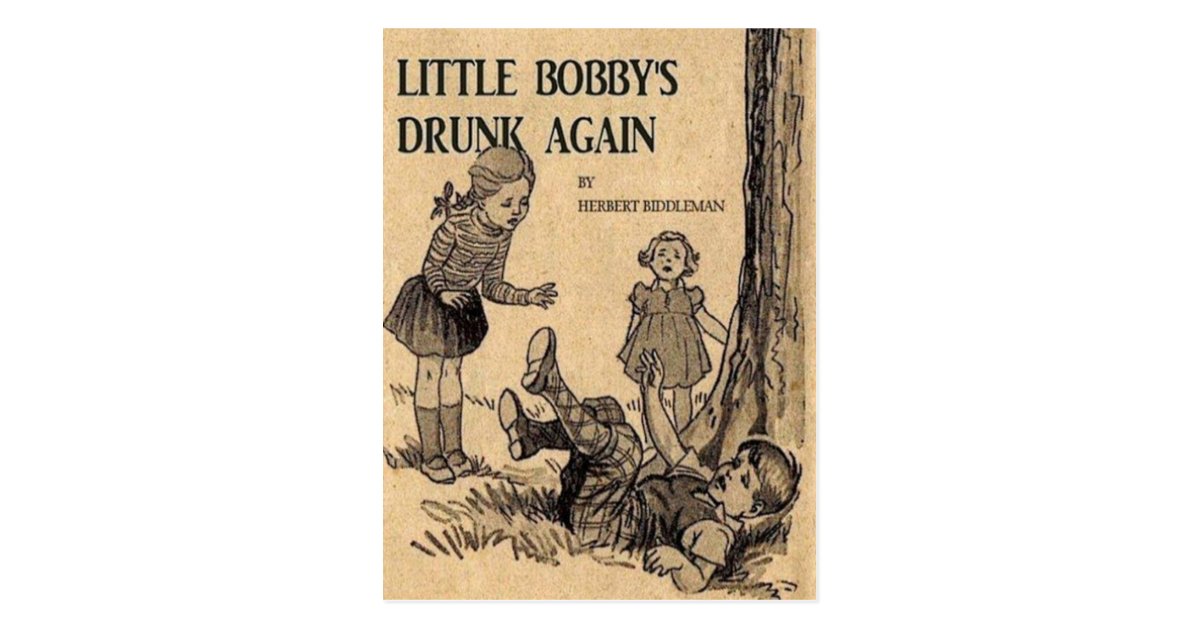 little bobby postcard | Zazzle.com