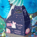 Little boo Halloween baby girl ghost baby shower Favor Boxes | Zazzle