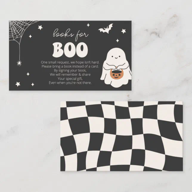 Little Boo is Almost Due Books for Baby Card | Zazzle