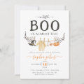 Little Boo is Almost Due Halloween Baby Shower Invitation | Zazzle