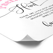 Little boo Pacifier hunt baby shower game Poster | Zazzle