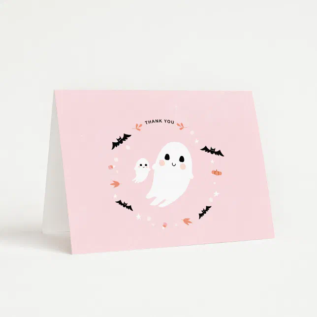 Little Boo Thank you card | Zazzle