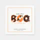 Little Boo Turning Two Border Halloween birthday Napkins | Zazzle