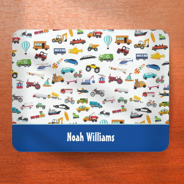 Little Boy Things That Move Vehicle Cars Kid Door Sign | Zazzle