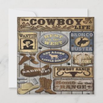 Little Buckaroo Birthday Party Invitation | Zazzle