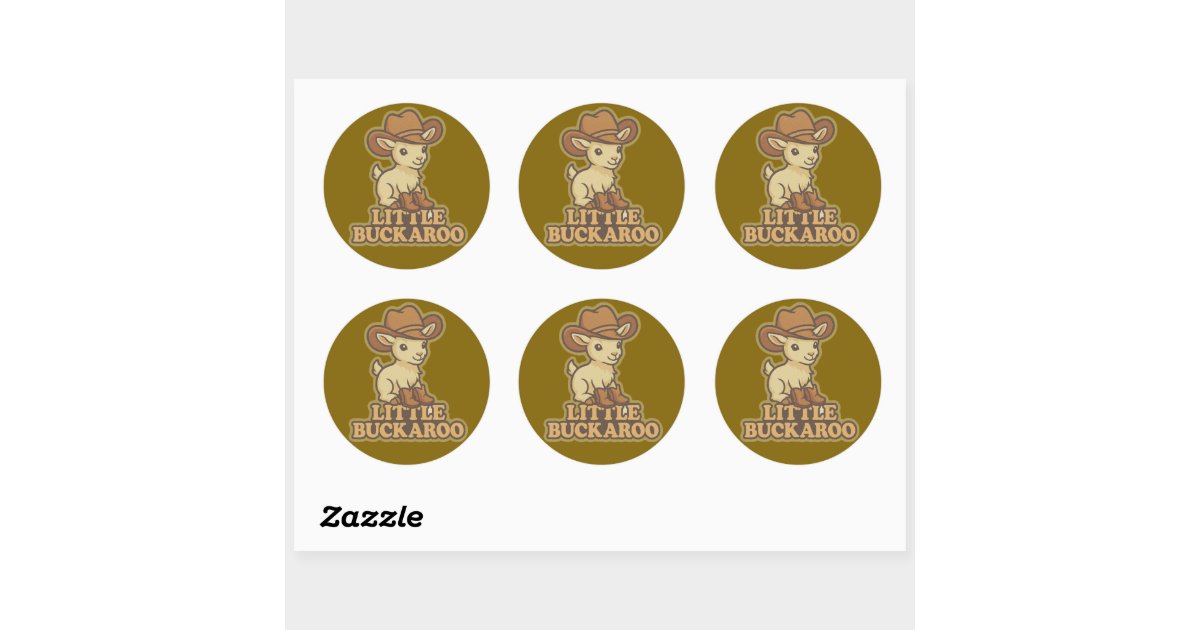 Little Buckaroo - Kid Goat Sticker | Zazzle