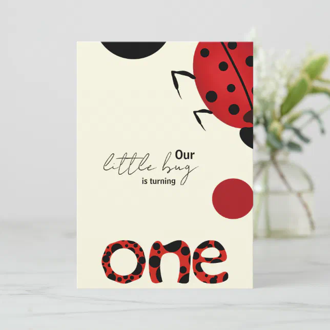 Little Bug's 1st Birthday Party invitation | Zazzle