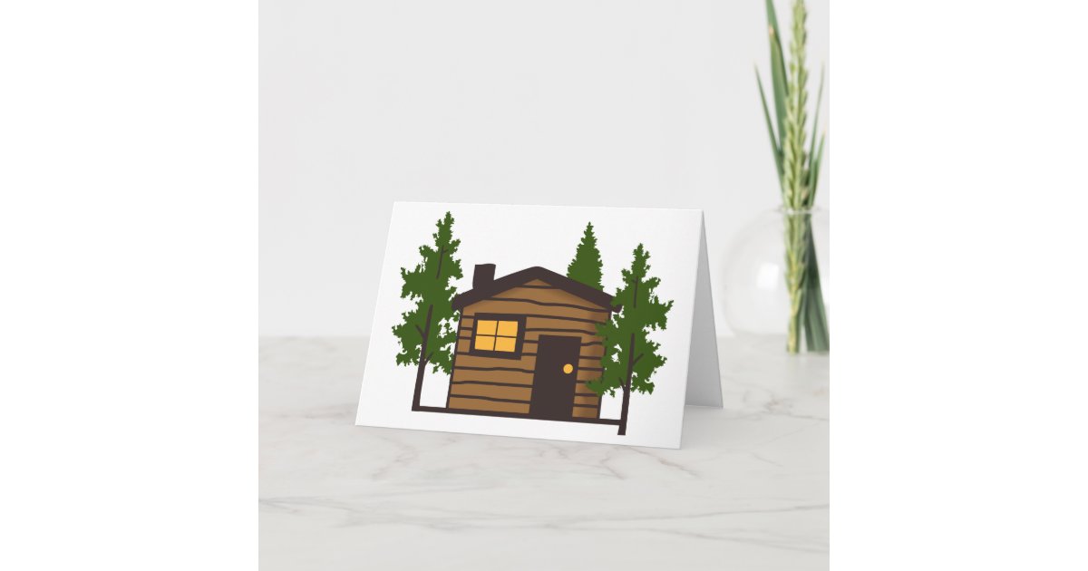 Little Cabin Card | Zazzle
