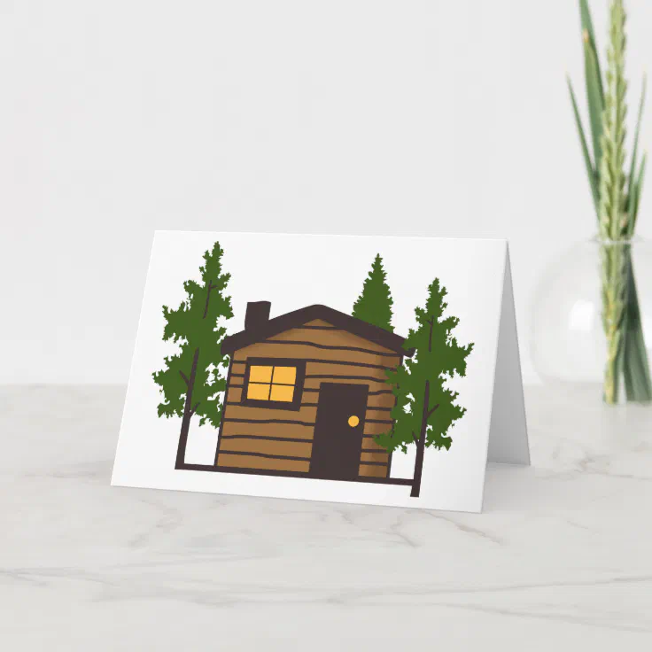 Little Cabin Card | Zazzle