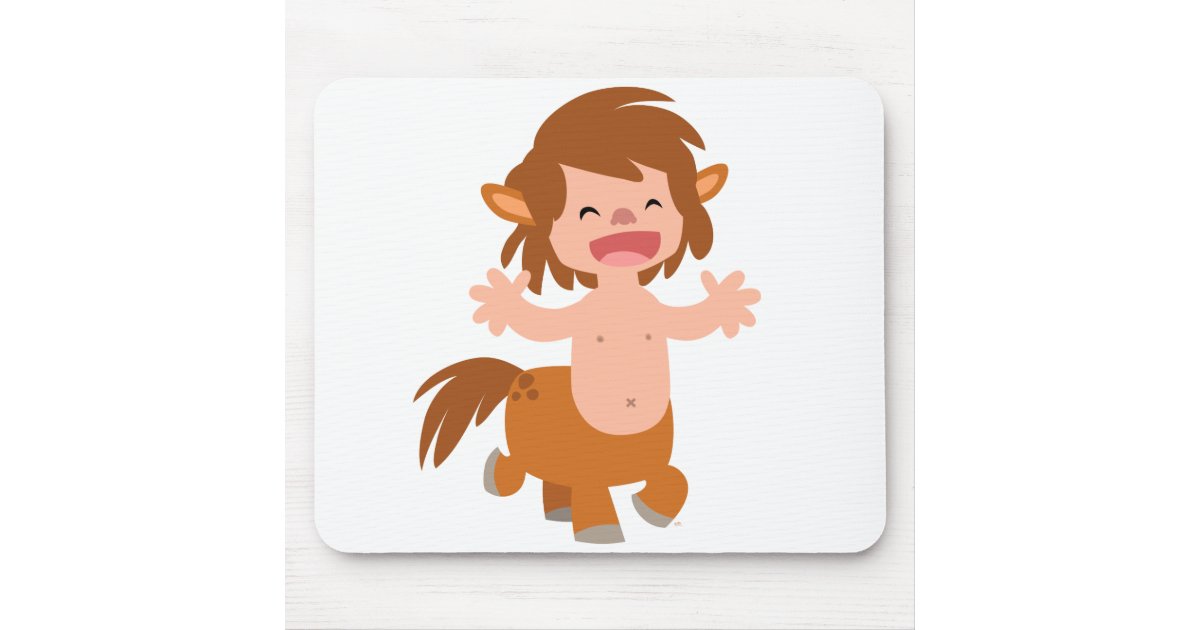 Little Cartoon Centaur Mousepad | Zazzle