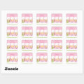 Little Chef Baking Birthday Party Stickers | Zazzle