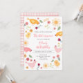 Little Chick Girl Farm Easter Chicken Birthday Invitation | Zazzle