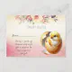 Little Chick Hatching Baby Shower Enclosure Card | Zazzle