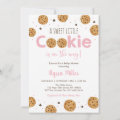 Little Cookie Pink Girl Baby Shower Invitation | Zazzle