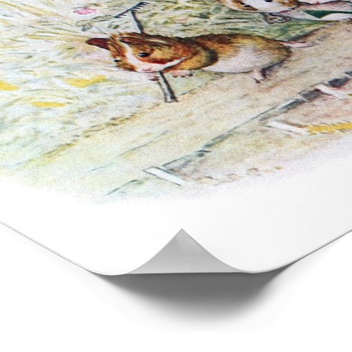 Little Critters Children's Book Illustration Poster | Zazzle