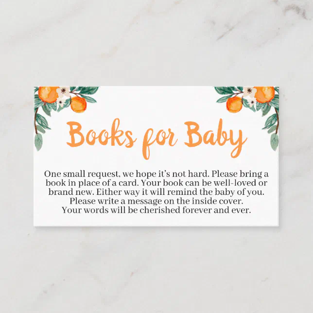 Little Cutie Baby Shower Books for Baby Business Card | Zazzle