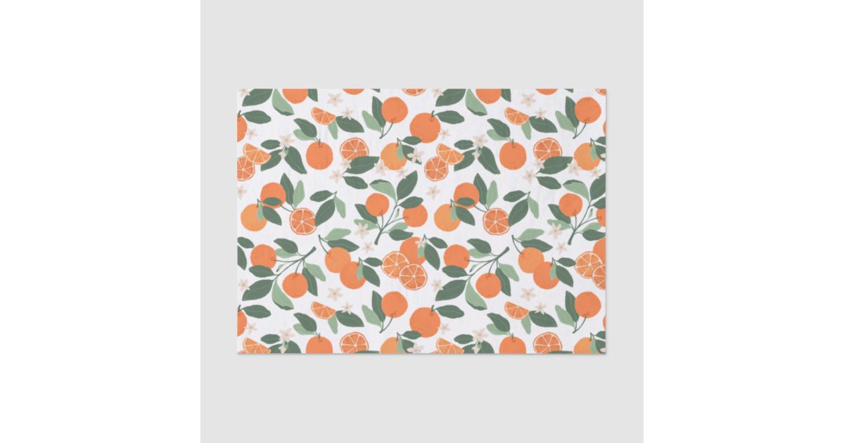 Little Cutie Citrus Baby Shower Tissue Paper – Wat | Zazzle